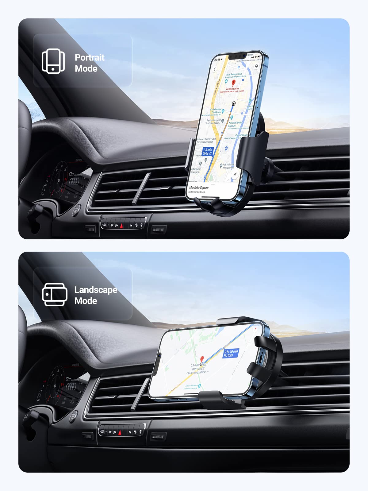 UGREEN Auto Telefoonhouder Ontluchter 360?? Rotatie Auto Houder - UGREEN NL